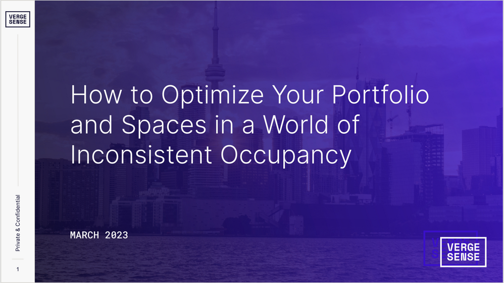 Live Webinar: How to Optimize Your Portfolio and Spaces in a World of Inconsistent Occupancy